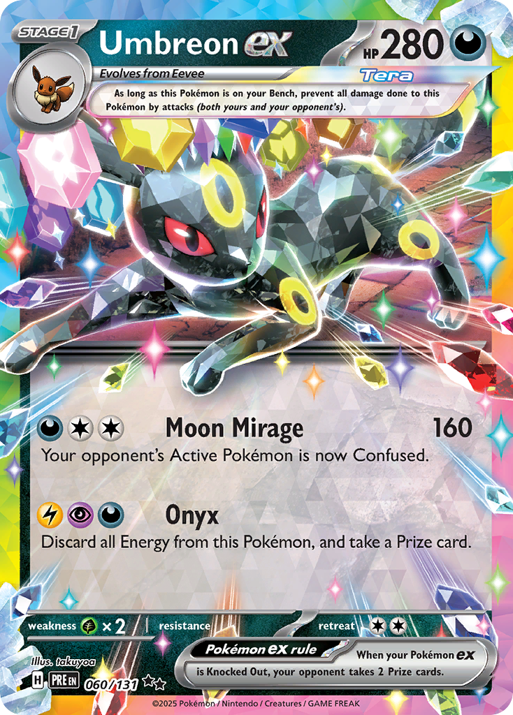 UMBREON EX - 060/131 - PRISMATIC EVOLUTIONS – Phantom Store